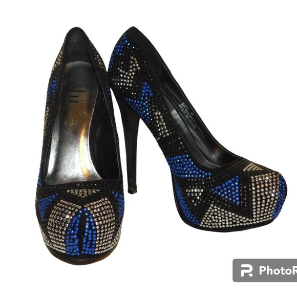Shi by JOURNEYS | Shoes | Shi By Journeys Dazzling Metallic Rhinestone ...